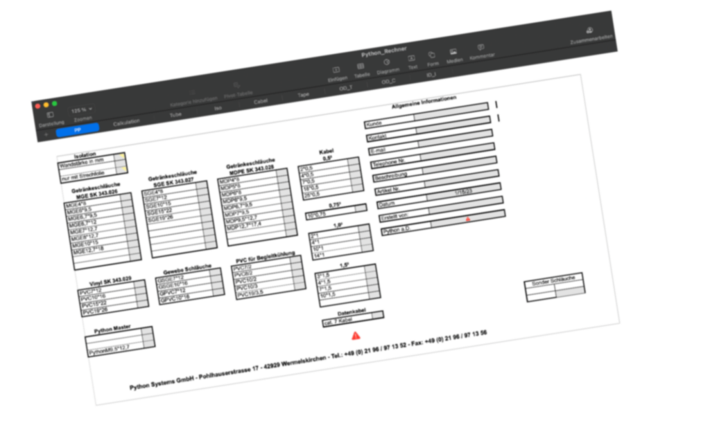 Der Python Rechner – Python Systems GmbH
