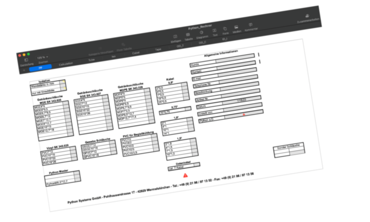 Der Python Rechner – Python Systems GmbH